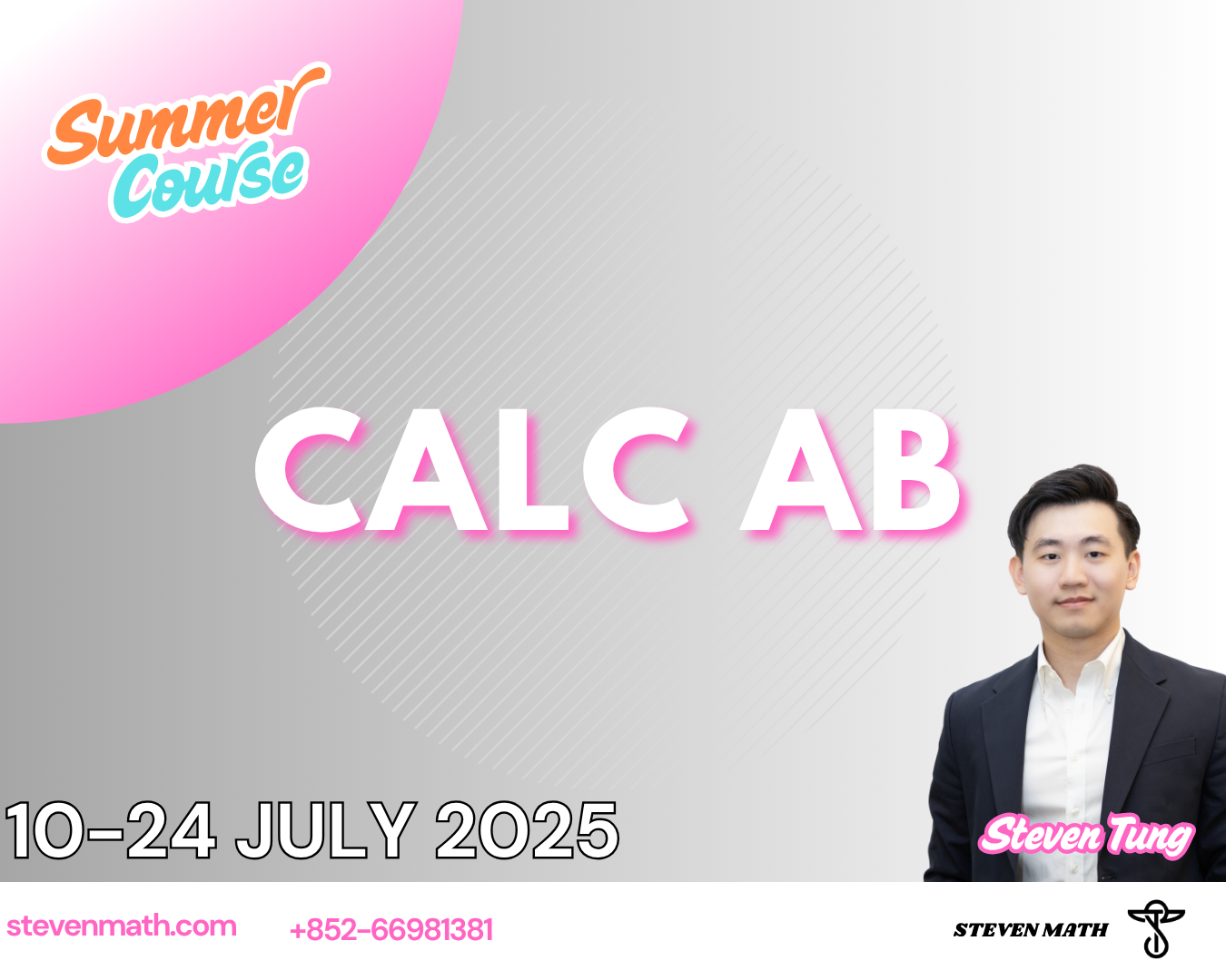 Summer Bridge – Pre-Calculus to AP Calculus AB | Steven Math Courses