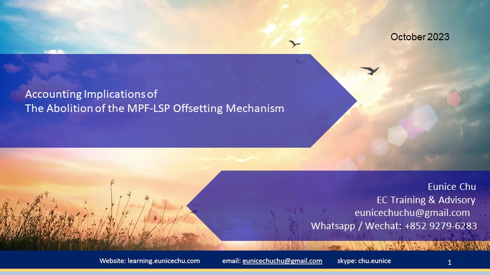 HKICPA Education Guidance on the Accounting implications of the ...